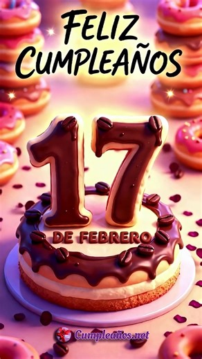 Para quienes cumplen años el 17 de febrero: que la esperanza te acompañe en cada paso que des. Que tengas un gran año. #MensajeDeCumpleaños #BuenMomento #Positividad | Cumpleaños.net