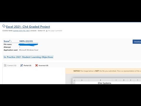 Excel 2021 Ch4 guided project | Independent Project 4-4 | Ch4 guided project