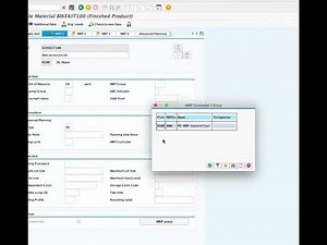 SAP S4 HANA PP Module 2.2 Creating a Material Master Record in SAP using T code: MM01