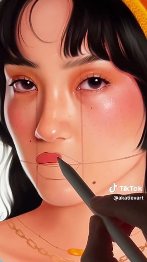How I draw lips 🫦🎀 #digitalart #procreateart #digitalpainting #lipstutorial
