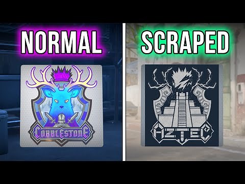 The BEST Stickers in CS2 with Hidden Easter Eggs (Rare Scrape Patterns)