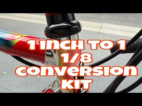 How to convert your old 1 inch threaded fork to 1 1/8 threadless #howto #colnago #cycling