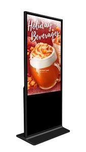 [Hot Item] LCD TV Screen Full HD IPS LCD Display Floor Stand Advertising Player