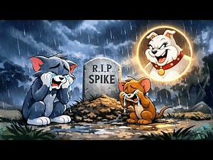 Spike Is Dead 😭 | Tom & Jerry Cry at His Grave 💔 Saddest Episode Ever!