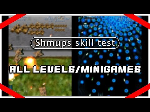 Shmups Skill Test - All Levels/Minigames Clear!