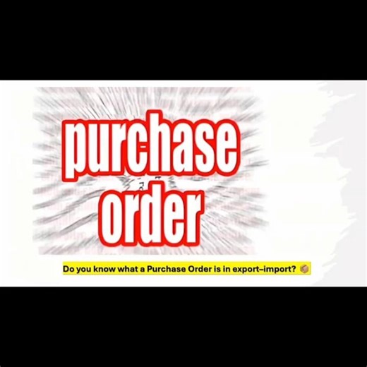 Export Import Series #2: What is a Purchase Order? 📄 | Quick Guide