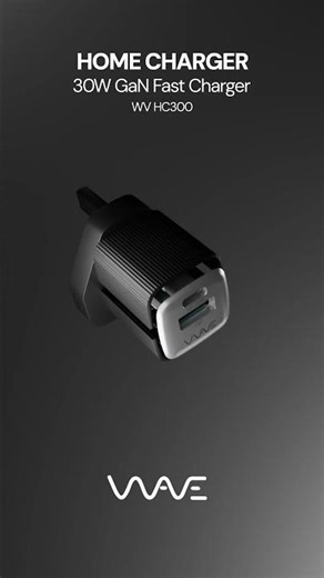 Clean Setup, Full Power | Wave 30W GaN Fast Home Charger!