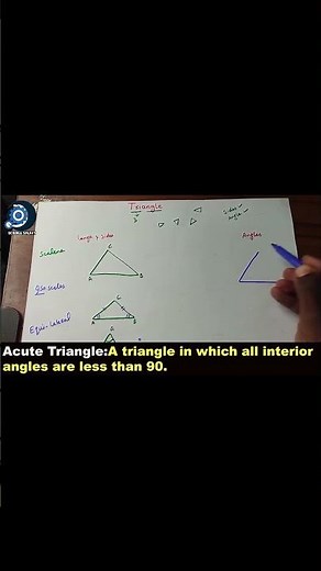 262. What is Acute Triangle#shorts#youtubeshorts#ScienceSpeaks