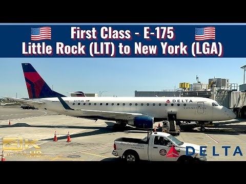 Delta Connection | Embraer E-175 | First Class | Little Rock (LIT) to New York (LGA) | Trip Report