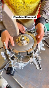 This is the easiest way to remove the flywheel #flywheel #technique #mechanic #highlights #fblifestyle #Teambelbros | Team Belbros