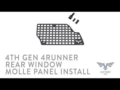 4th Gen 4Runner Rear Window MOLLE Panel Install