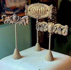 Rustic Chic Earring Display Stand: Vintage Metal Drawer Pull Design - Etsy