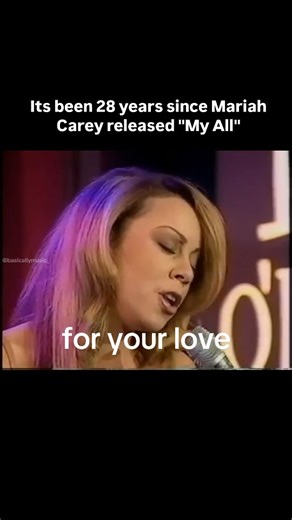 18K views · 14K reactions | One of her best songs  . #mariahcarey #myall #lovesongs #nostalgia #oldsongs #oldera #liveperformance #talentedmusicians #live #basicallymusic | Basicallymusic | Facebook