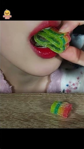 Frozen Ribbon Jelly | 얼린 리본젤리 송송이 ASMR