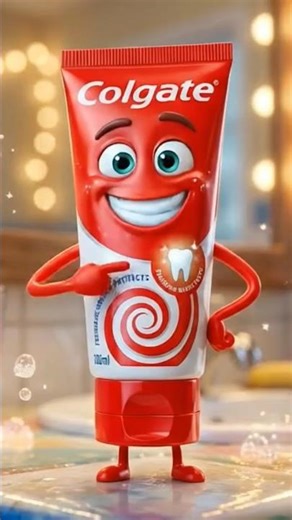 The Colgate power our daily use object.make your teeth clean