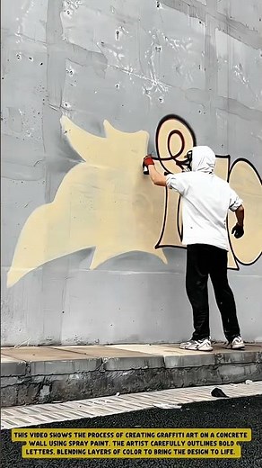 Creating wall art using spray paint - Good Tools and Machinery in Daily Work