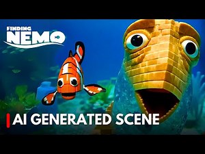 AI Creates EPIC Finding Nemo Turtle Scene!