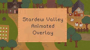 Fully Customizable Animated Stardew Valley Farmer Streamer Overlay Package - Cozy Twitch Stream Overlay, Alerts, Webcam Overlay, Panels - Etsy
