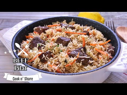 Simple and Easy Beef Pilaf (Plov) - Delicious