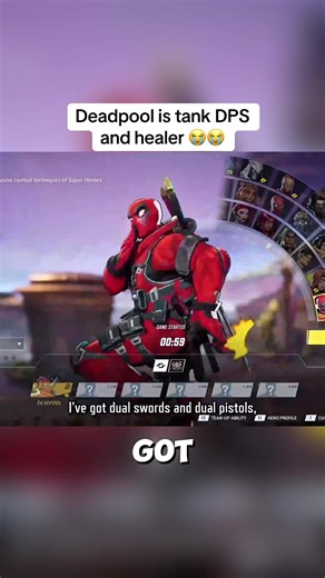 Deadpool: The Ultimate Tank DPS and Healer