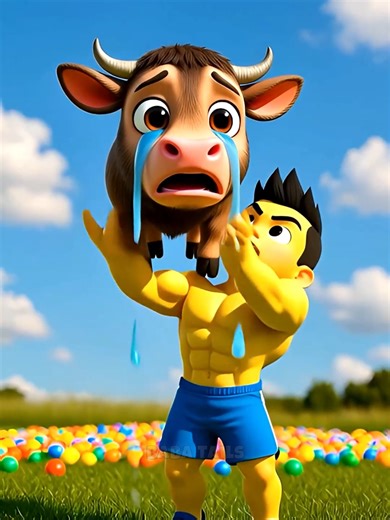 Crying Baby Animals: Heartwarming Cartoon for Kids