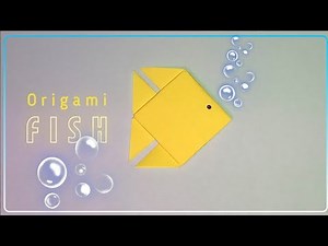 Origami Fish Tutorial for Beginners 🐟 | Easy Paper Craft Idea