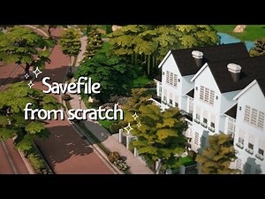 How I rebuilt my savefile after losing it | The sims 4
