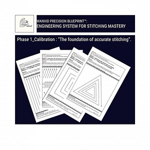 Sewing Calibration Practice Sheets: Stitching Accuracy Training. Calibration _phase 1 (PDF Download) - Etsy
