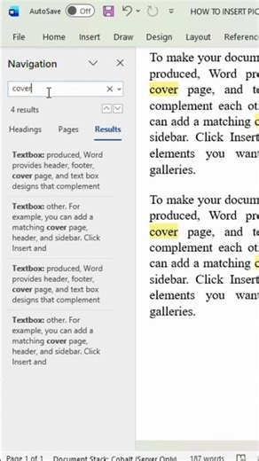 Quicky find word(s) in MS WORD #shorts #keyboardshortcuts