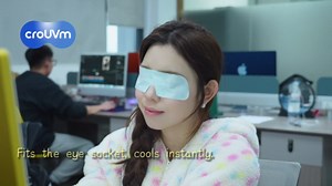 Hydrogel Self Cooling Eye Masks, Cold Compress Eye Patches for Puffy Eyes, Fast Relief for Screen Fatigue & Eye Strain, Travel Ready Gel Eye Masks, 10 Pack Individually Wrapped