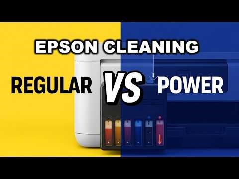 Power Cleaning vs. Regular Head Cleaning | When Should You Use Each? (Epson Guide)