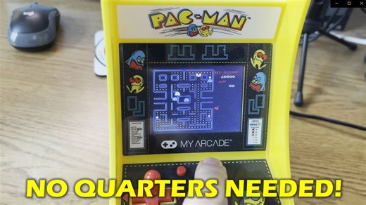 Watch Big Fun with this Tiny Pac-Man Arcade Machine! on Amazon Live