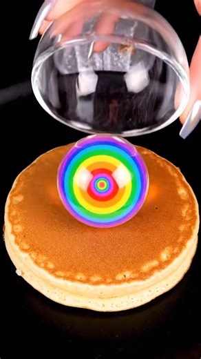 Rainbow Hypnosis Orb ASMR 🌈🌀 No mic. No filming. No mess. No stress. Perfect circles → slow hover → gravity takes over. Saturated rainbow bands, glassy reflections, and that quiet moment where your brain completely locks in. Wanna learn how to make viral ASMR videos like this using one AI tool — and get paid for it? 👀✨ Comment ASMR or click the link in our bio to start creating your own 🌈 #asmr #asmrvisuals #pancakeasmr #oddlysatisfying #rainboworb