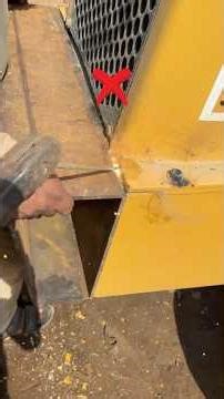 Awesome way to make a loader weight hole #welding#ideas#howtomake#skills