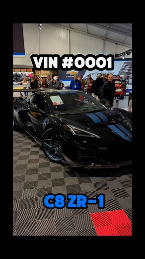 345K views · 3.4K reactions | VIN #0001 C8 Corvette ZR-1 SOLD for $3.7 Million. Winning bidder will receive the first retail production 2025 Chevrolet Corvette ZR1, VIN 001, configured to their preference. | Vanguard Motor Sales | Facebook