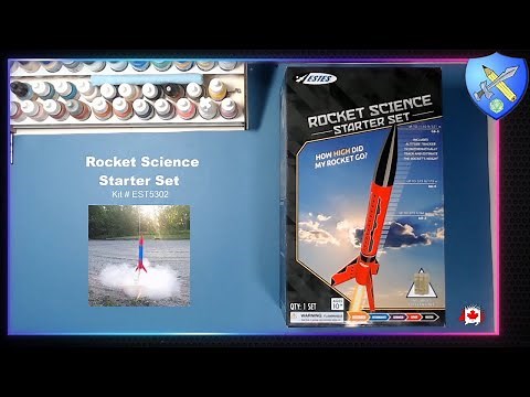 Unboxing and Building the Estes Model Rocket Science Starter Set