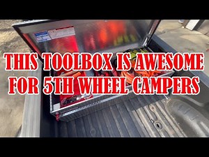 The Best Tool Box for 5th Wheels and Tonneau Covers Weather Guard Extra Wide Tool Box Installation