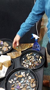 Looks like Lightning struck !! ⚡️⚡️⚡️ Such an intricate detailed opal vein in this big chunk ! #opal #boulder #boulderopal #lightning | Opal Auctions