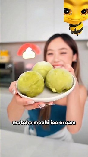 Matcha mochi ice cream from ‪@catherine.desserts‬