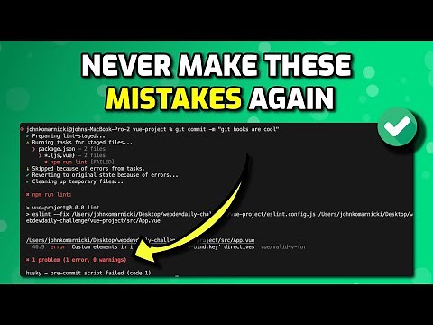 Improve Code Quality with ESLint and Husky Pre-Commit Hooks