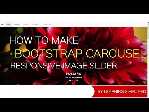 Tutorial to make Responsive Bootstrap Carousel Image Slider - Part 1