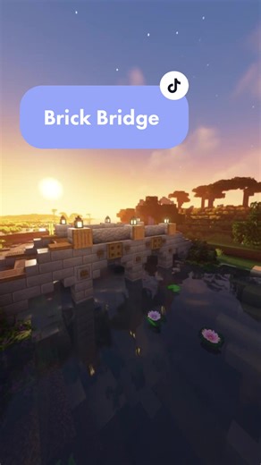 How to Build a Brick Bridge in Minecraft
