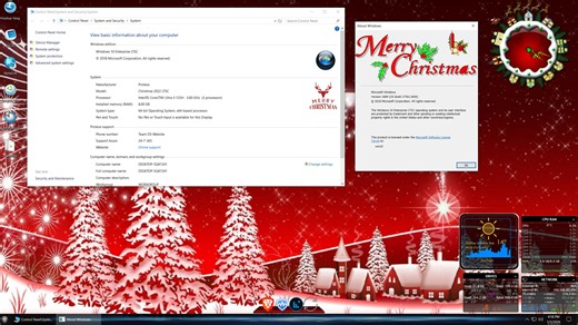 安装一些圣诞主题系统