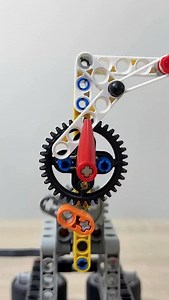 Stepper Mechanism in Slow Motion #lego #legotechnic #mechanism #mechanical #engineering | Bricks Master Builders