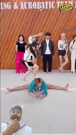 They Actually Became a Human Bridge!? 😱 #ViralShorts #TeamworkChallenge