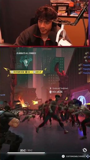 Exploding Zombies Rushed Streamer: Chaotic Battle Unfolds! #shorts