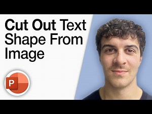 How To Cut Out a Text Shape From an Image in Powerpoint [2025 Full Guide]
