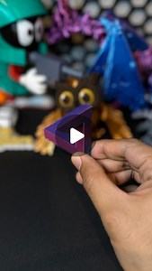 Darshan Patel on Instagram: "3D printed Paradox illusions Design- Penrose triangle. 📁File: @cults3d 🖨️Printer: Creality K1 Filament: Esun ePLA-silk Magic Ref Blue. Nozzle: 0.4mm Layer height: 0.2mm Nozzle Temperature: 240C Bed Temperature: 70C Print speed: 300mm/s Print Time: 36mins #asmr #3dprint #3dprinting #3dprinted #videooftheday #postoftheday #illusion #triangle #opticalillusion #satisfyingvideos"