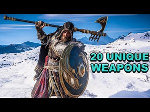 Assassin's Creed Valhalla - How To Get 20 Unique & Secret Weapons (England Early Weapon Locations)