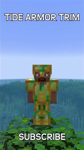 Gold Armor With Every Emerald Armor Trim In Minecraft!